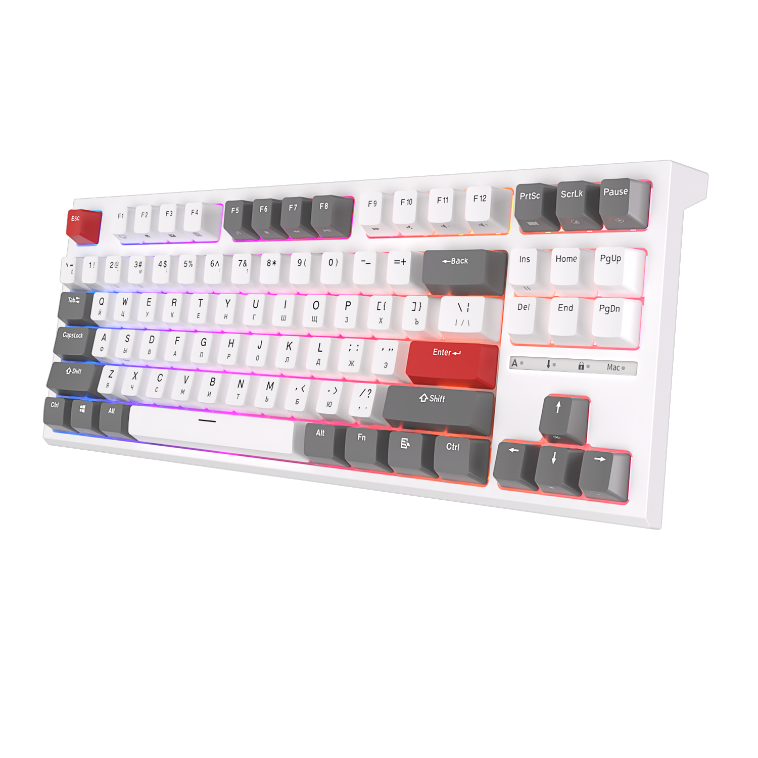Механическая клавиатура Royal Kludge RK87 White Brown Switch - магазин ...