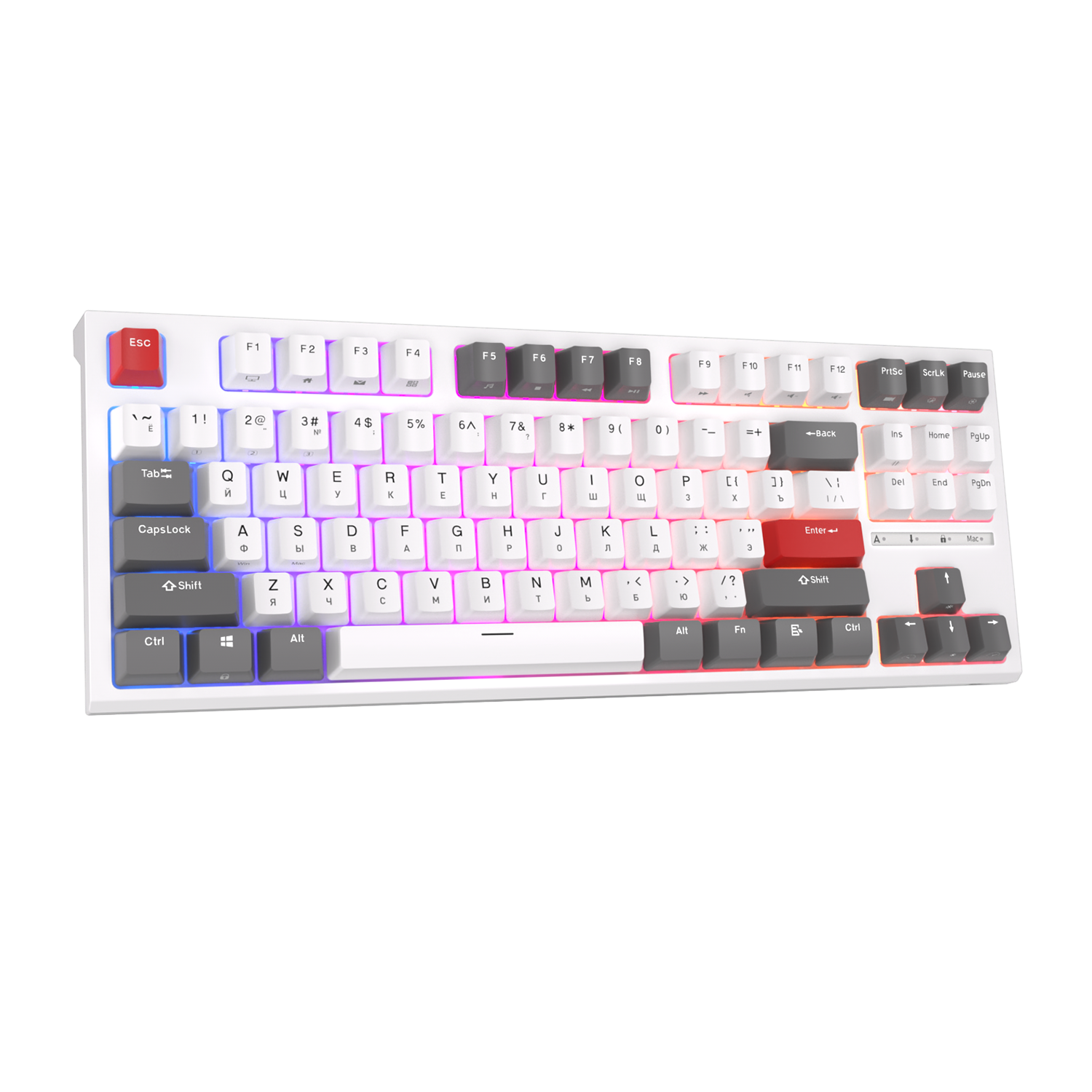 Механическая клавиатура Royal Kludge RK87 White Brown Switch - магазин ...